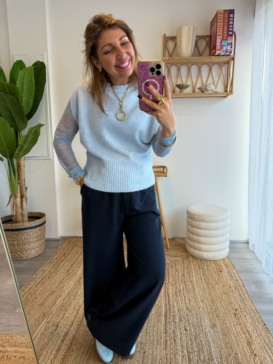 Pull BABY bleu – My Sweety Shop